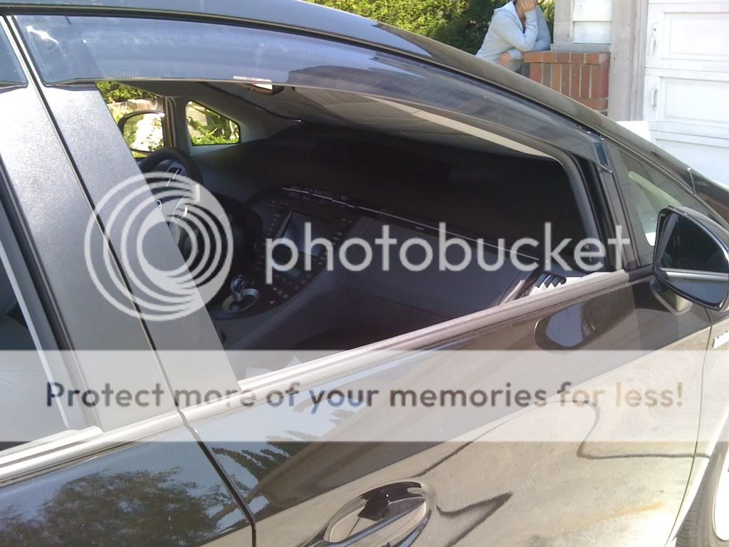 Installed JDM Side Window Visors | PriusChat