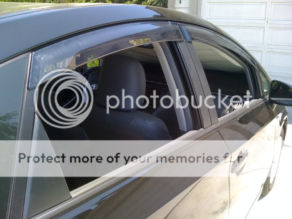 Installed JDM Side Window Visors | PriusChat