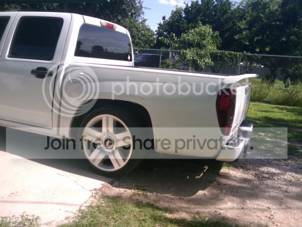my colorado with silverado ss intimidator wing | Chevrolet Colorado ...