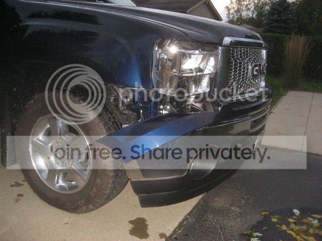 2012 GMC SIERRA - Hit deer : disappointing repair job - 1999-2013 ...